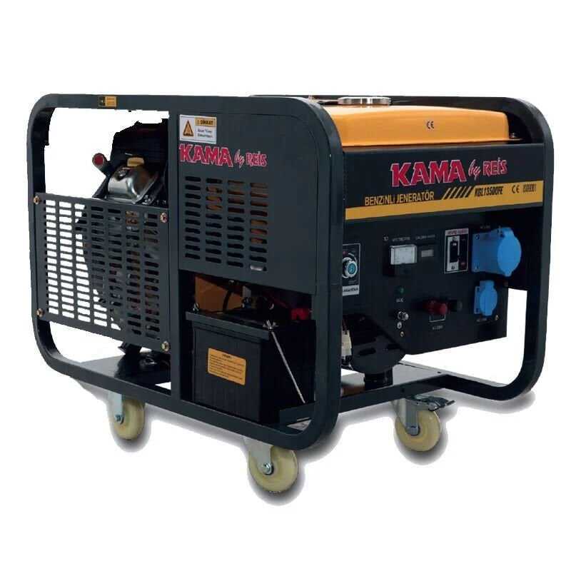 Kama KGL13500FE Benzinli Jeneratör 13,75 kVA 10,8 kW